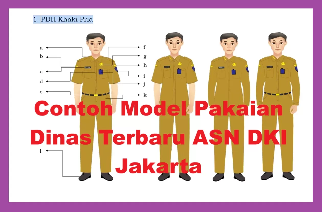 Seragam ASN DKI Jakarta Berubah? Simak Aturan Terbaru dalam Pergub No ...