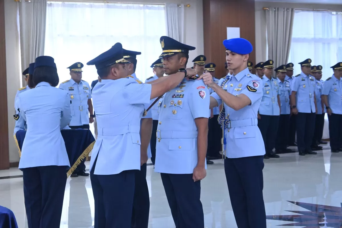 Sah! Kolonel Vincentius Endy Hadi Putra Resmi Jabat Danlanud Sultan ...