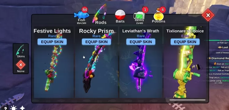 Cara Dapatkan Skin Leviathan's Wrath Rod Fish It Gratis Roblox Guide ...